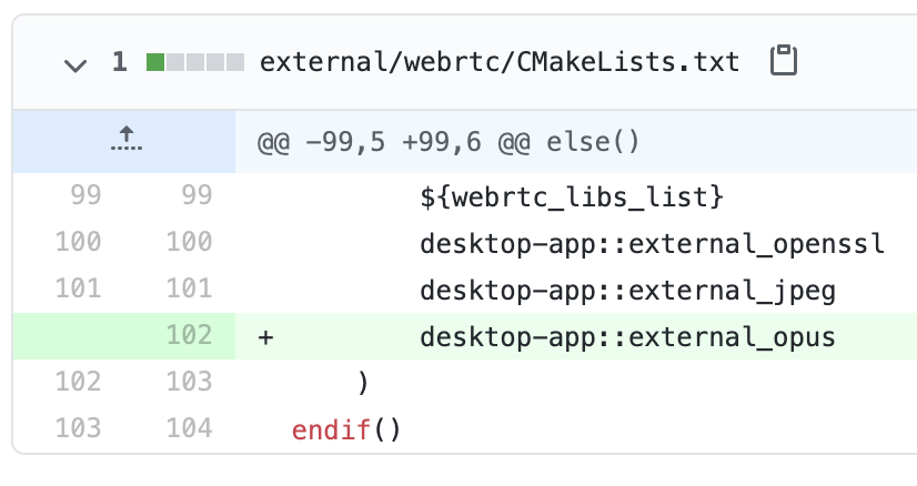 Linux build error: opus fail to linking to tg_owt? · Issue #8986 · telegramdesktop/tdesktop · GitHub
