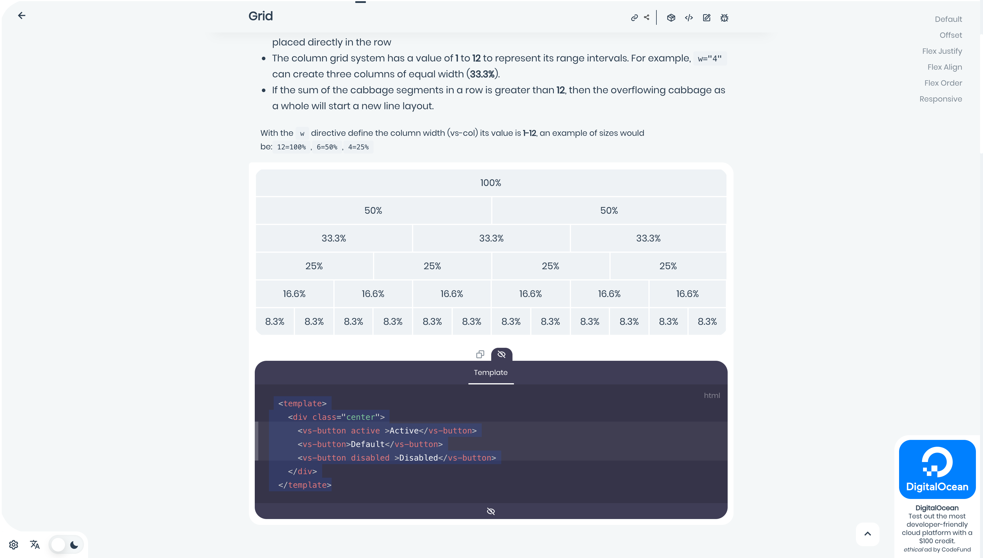 code sources are same for all in https://vuesax.com/docs/layout · Issue #756 · lusaxweb/vuesax ...