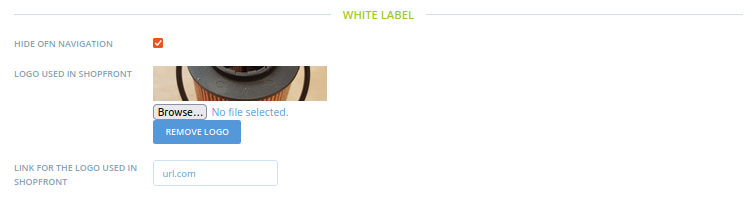 [White Label] For uploading custom logo use same design as for enterprise logo/banner and ...