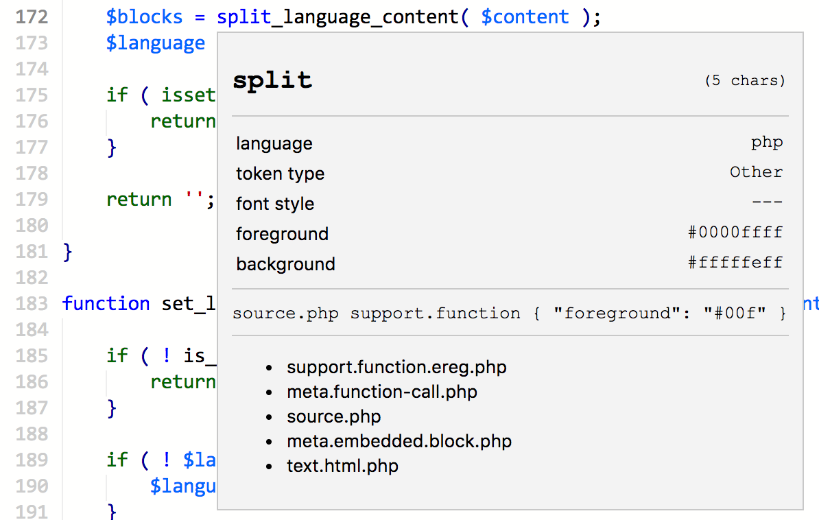 Wrong Scope On Function Name That Starts With Split · Issue 66869 · Microsoftvscode · Github