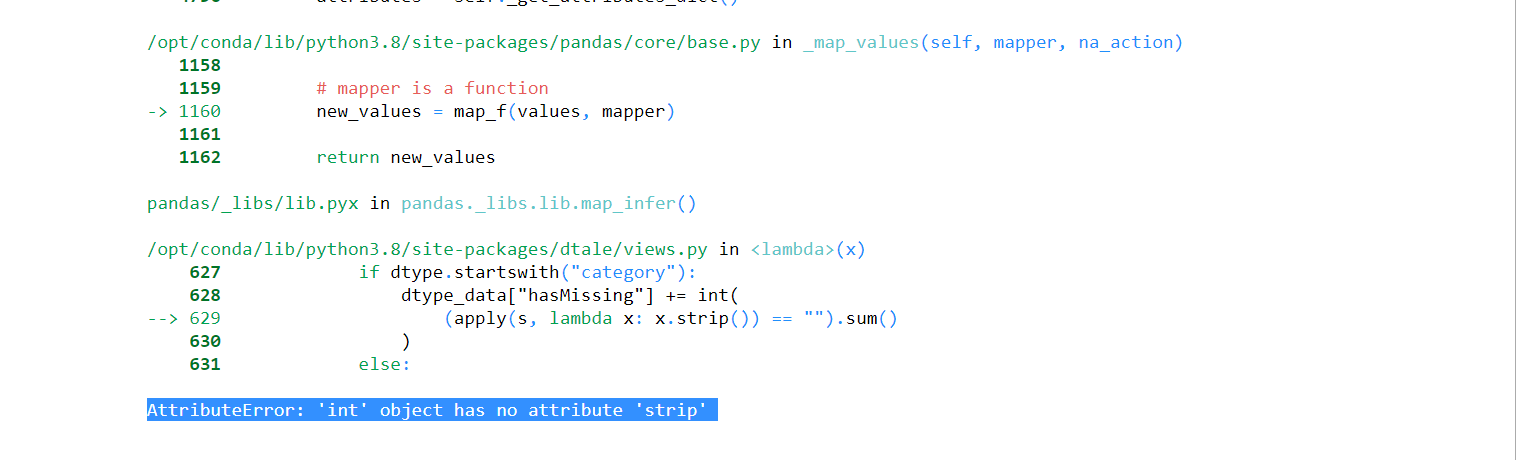 Attribute Error while using Dtale . · Issue #542 · man-group/dtale · GitHub