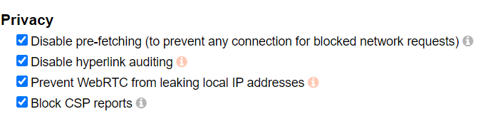 Prevent WebRTC setting leaks local IP address · Issue #1231 · uBlockOrigin/uBlock-issues · GitHub