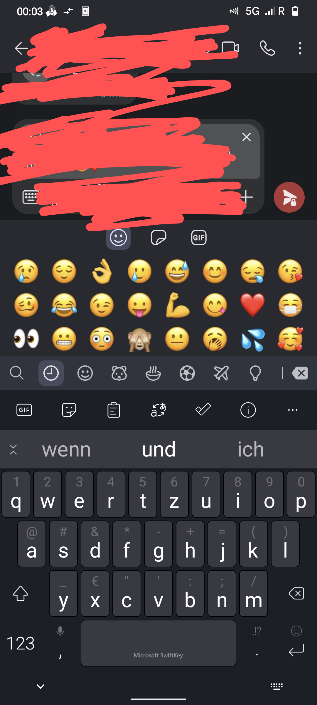 Keyboard and emoji selection show up stacked together · Issue #11618 · signalapp/Signal-Android ...