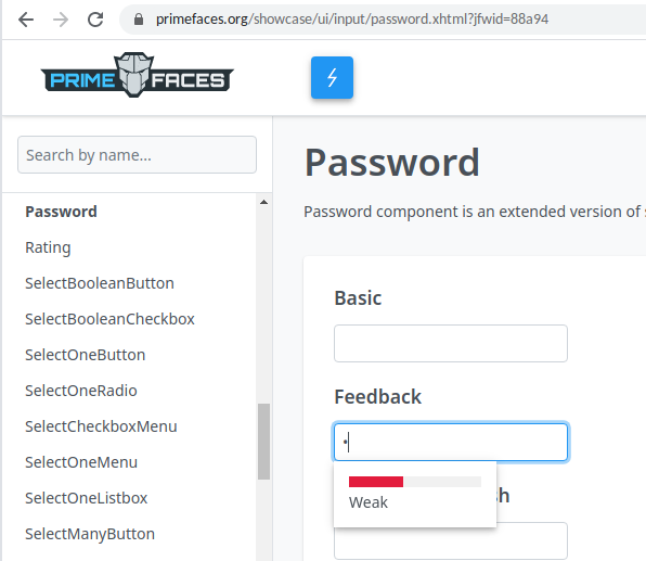 Password: feedback width not equals to parent input · Issue #7065 · primefaces/primefaces · GitHub