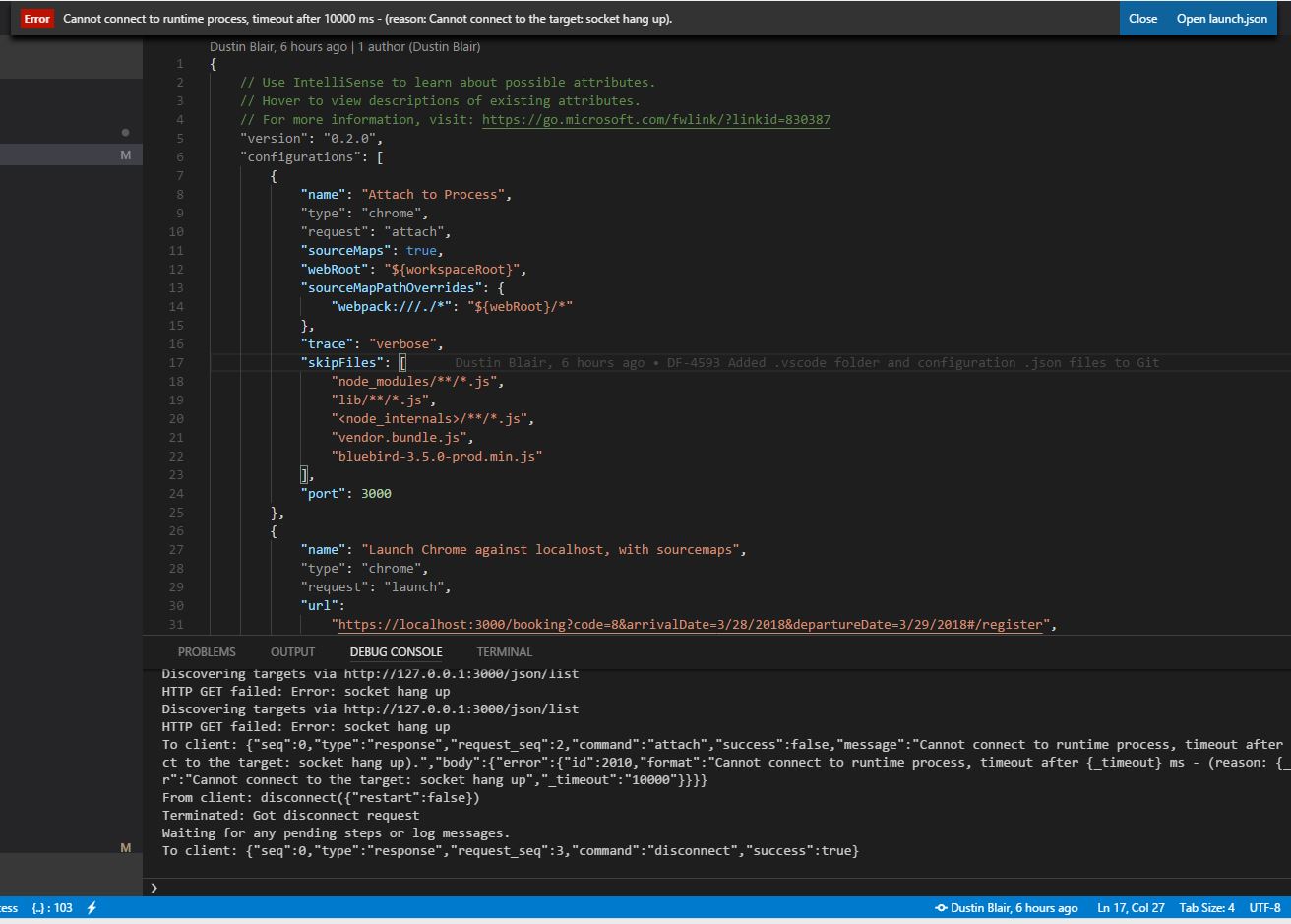Cannot launch deugger · Issue #42768 · microsoft/vscode · GitHub
