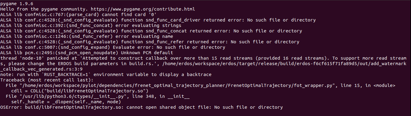 Issue with running docker container · Issue #131 · erdos-project/pylot · GitHub