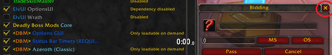 [Wrath Bug ReportA] Ace3 windows no longer have visible close button in title bar · Issue #366 ...