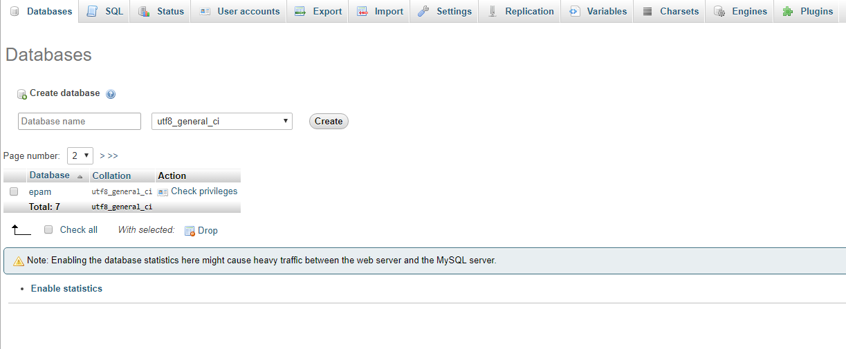 Incorrect Page Numbers · Issue #15077 · phpmyadmin/phpmyadmin · GitHub