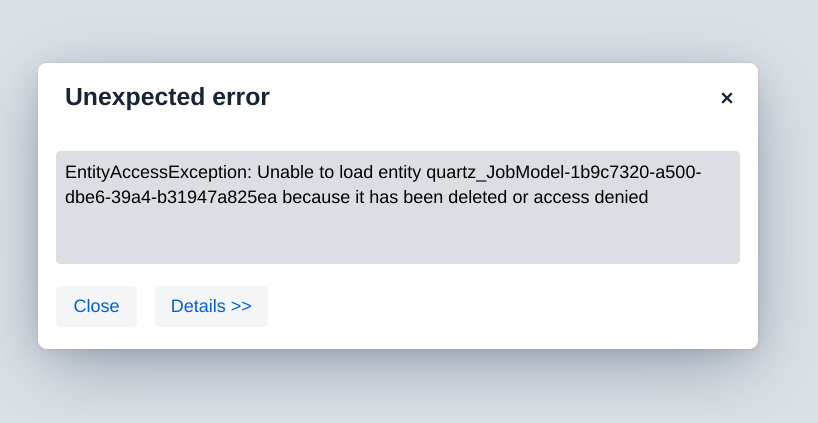 Editaction Exception If Entity Is Not Stored In The Database · Issue 1330 · Jmix Frameworkjmix 4625