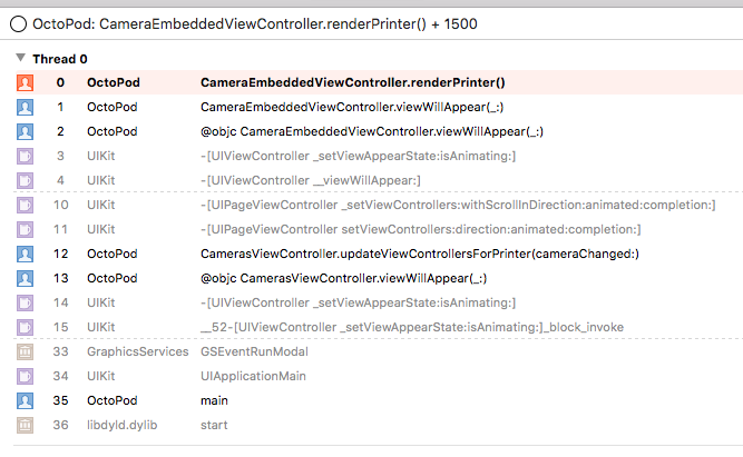 Fix crash when camera URL has invalid characters or is empty · Issue #69 · gdombiak/OctoPod · GitHub