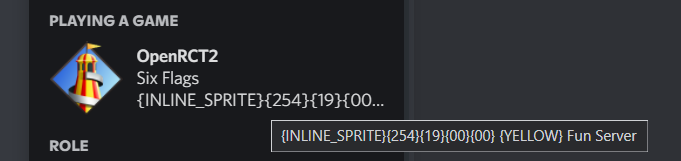 Server name in Discord rich presence include format string, makes server name super long · Issue ...