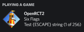 Remove format string in server name from Discord rich presence by beam41 · Pull Request #18159 ...