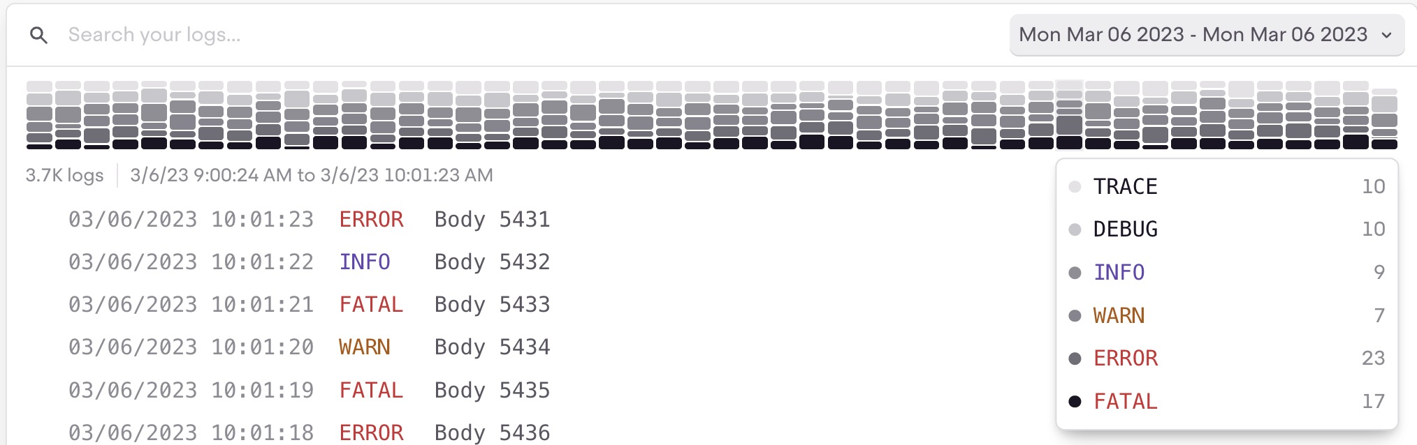 Show Distribution Of Log Lines · Issue 4407 · Highlighthighlight · Github