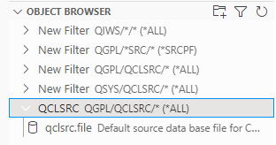 Multiple object filters with same name causes issue · Issue #656 · codefori/vscode-ibmi · GitHub