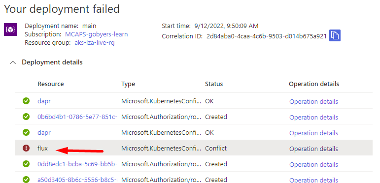 Deployment issue with Flux: Another operation is in progress · Issue ...