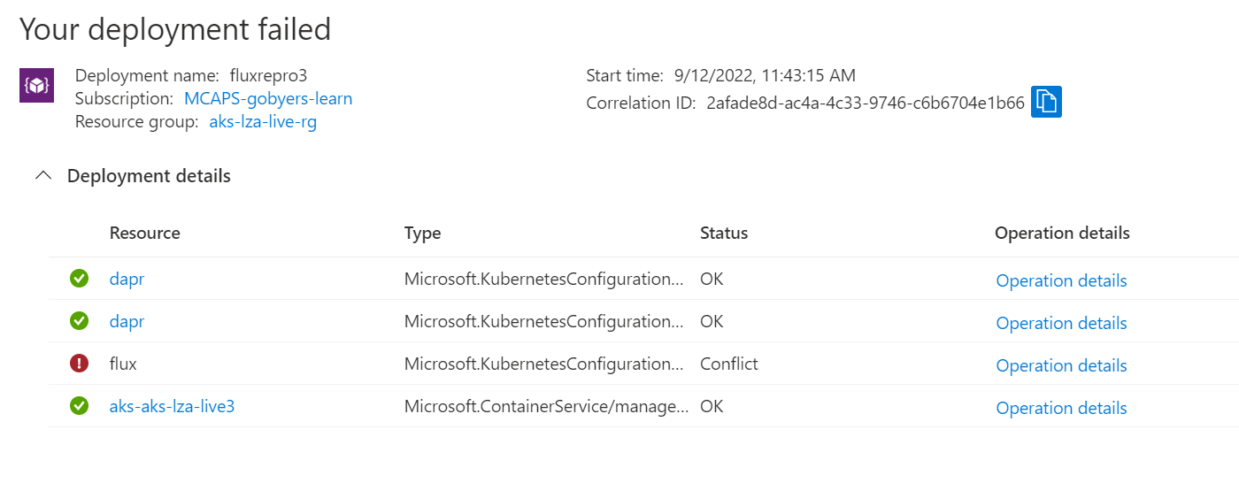 Deployment Issue With Flux Another Operation Is In Progress · Issue 385 · Azure Aks