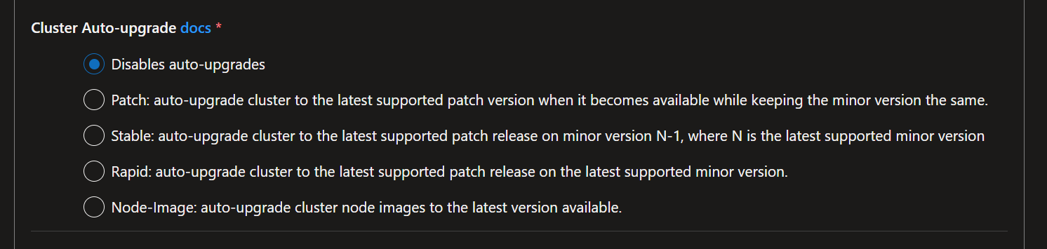 Not specifying UpgradeChannel parameter leads to unpredictable behaviour · Issue #389 · Azure ...