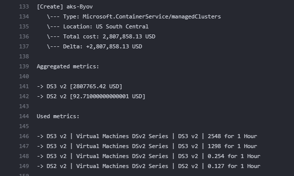 AKS cost estimate is too high · Issue #149 · TheCloudTheory/arm-estimator · GitHub