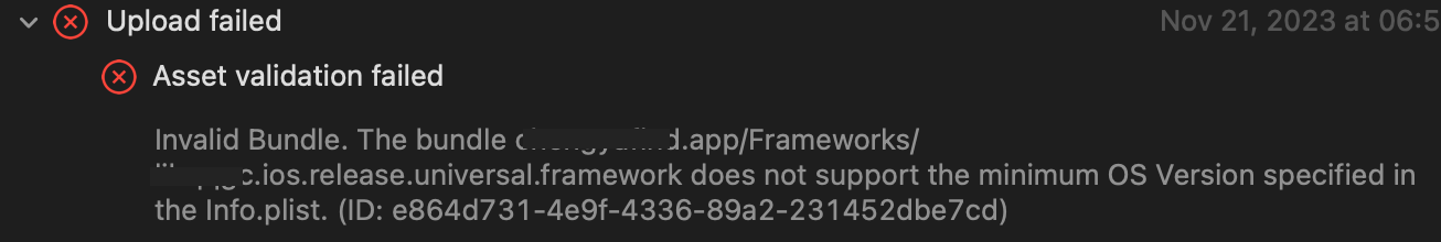 GDExtension iOS export minimum OS version is hard coded 10.0 · Issue #85158 · godotengine/godot ...