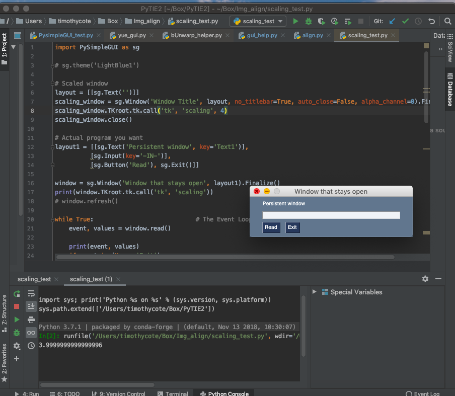 Scaling · Issue #1907 · PySimpleGUI/PySimpleGUI · GitHub