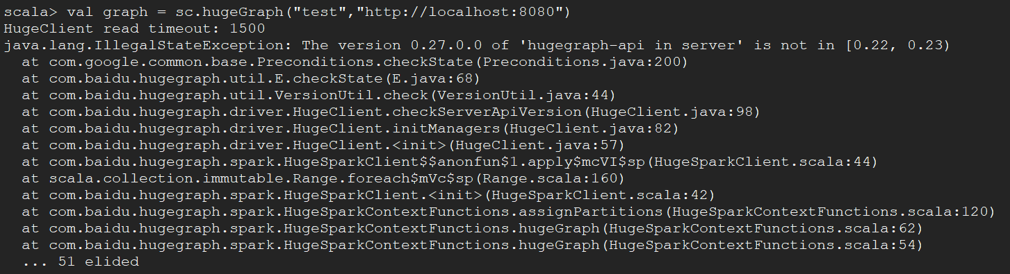 执行 HugeGraphSpark 报错 · Issue #52 · apache/incubator-hugegraph · GitHub