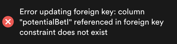 Rename Table & Add FK Constraint at the same time · Issue #2244 · supabase/supabase · GitHub
