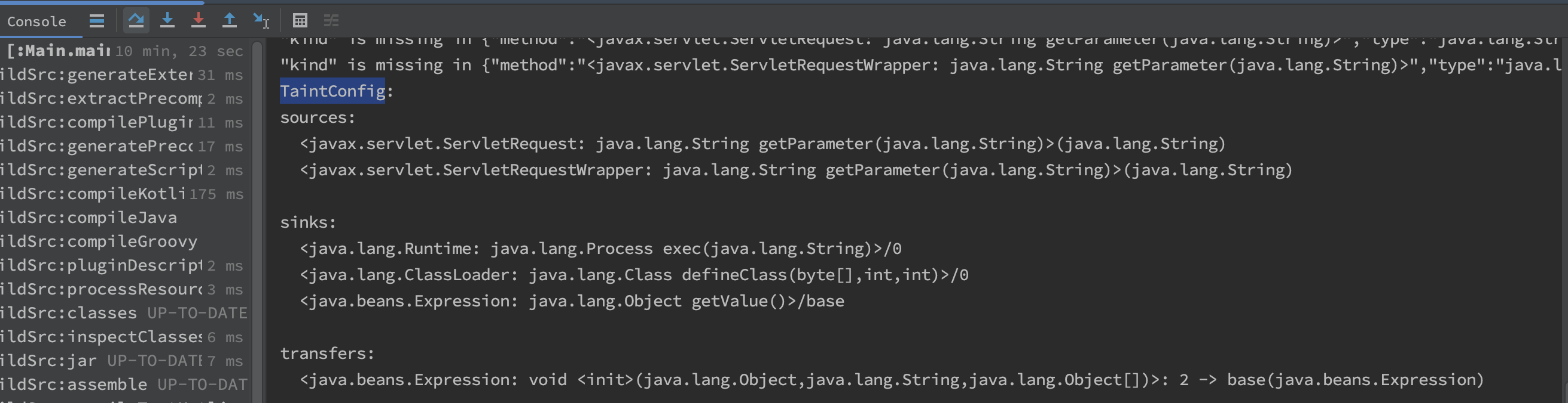 Taint analysis transfers throw IndexOutOfBoundsException · Issue #31 · pascal-lab/Tai-e · GitHub