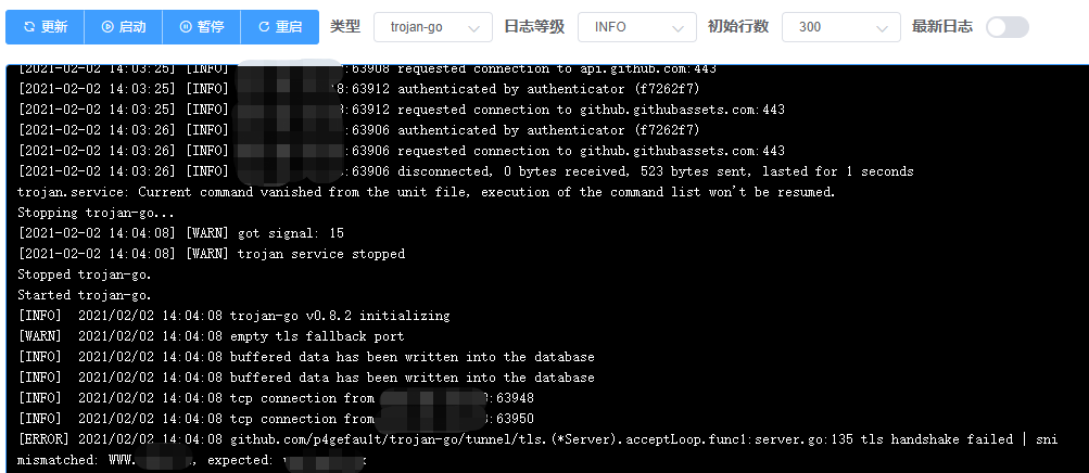 无法切换go · Issue #374 · Jrohy/trojan · GitHub