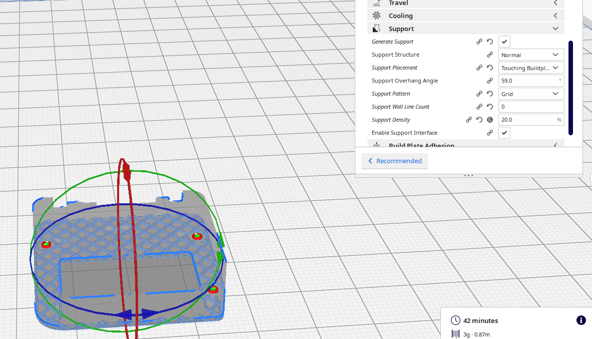 Cura 4.10 support pattern no changing. Keep sticking to zigzag · Issue ...