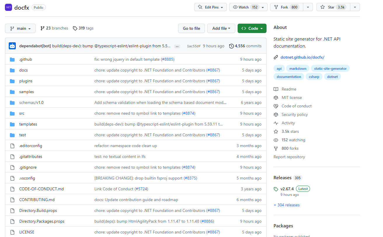 Update To 2674 Impossible · Issue 8890 · Dotnetdocfx · Github