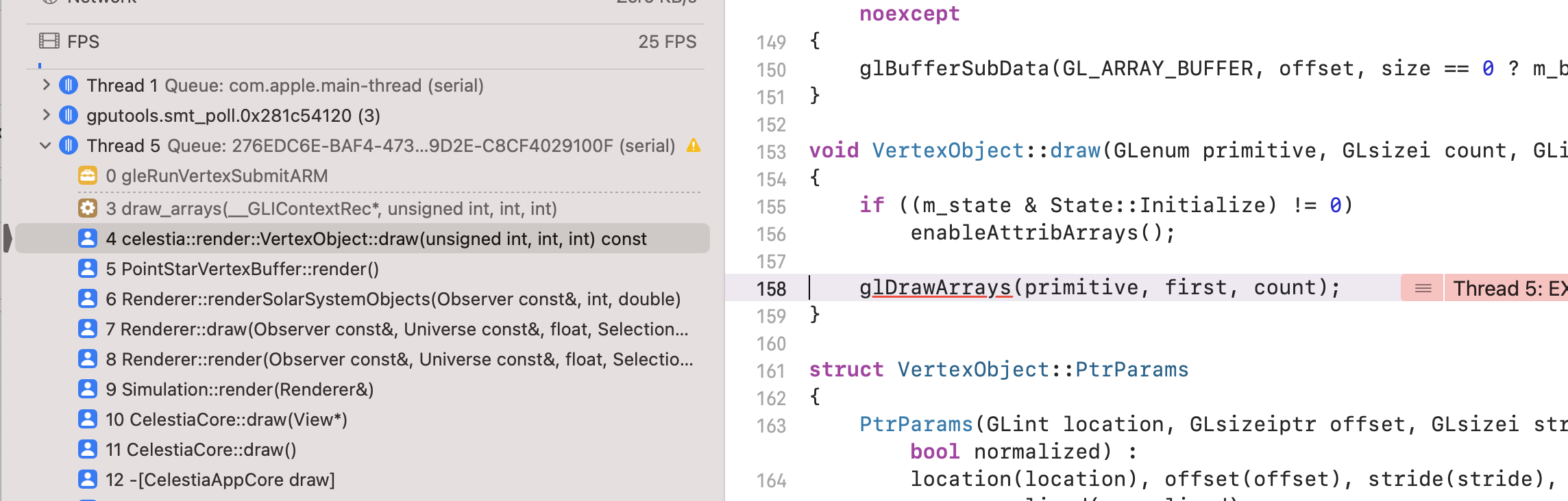 Starting up with Star rendering disabled crashes Celestia · Issue #1588 · CelestiaProject ...