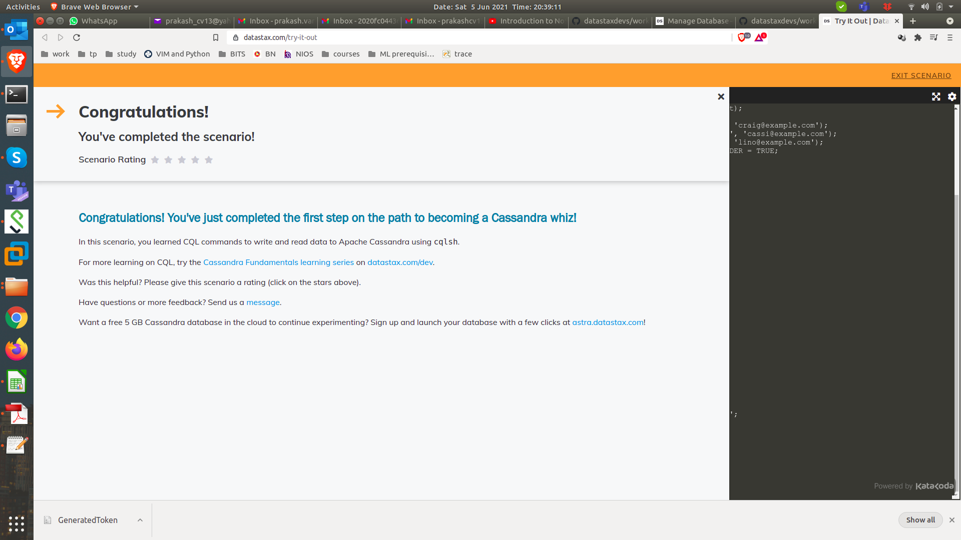 [HW] · Issue #140 · datastaxdevs/workshop-introduction-to-nosql · GitHub