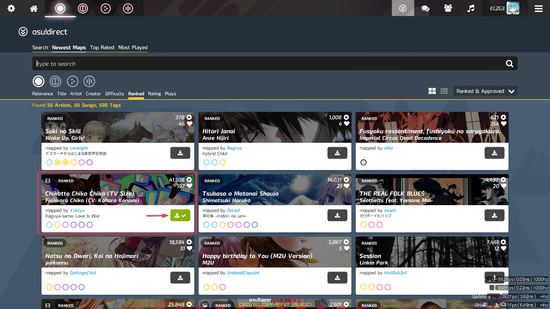 osu!direct doesn't update immediately · Issue #4232 · ppy/osu · GitHub