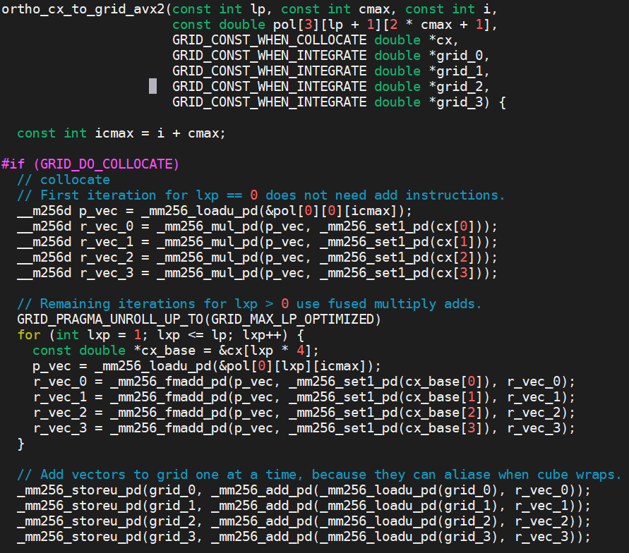 [How it works? ]function ortho_cx_to_grid has many vectorized assembly ...