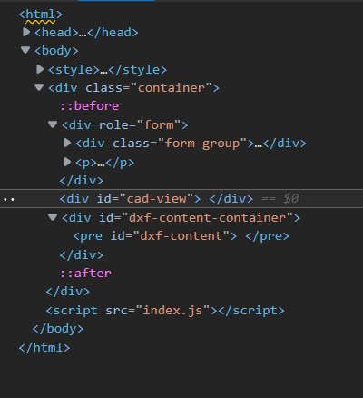 Blazor - DXF JS viewer "three-dxf" not working - "There was an error ...
