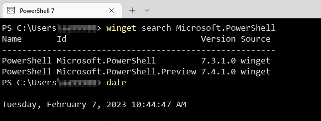 winget Install Version 7.3.2 is not found · Issue #9794 · MicrosoftDocs/PowerShell-Docs · GitHub