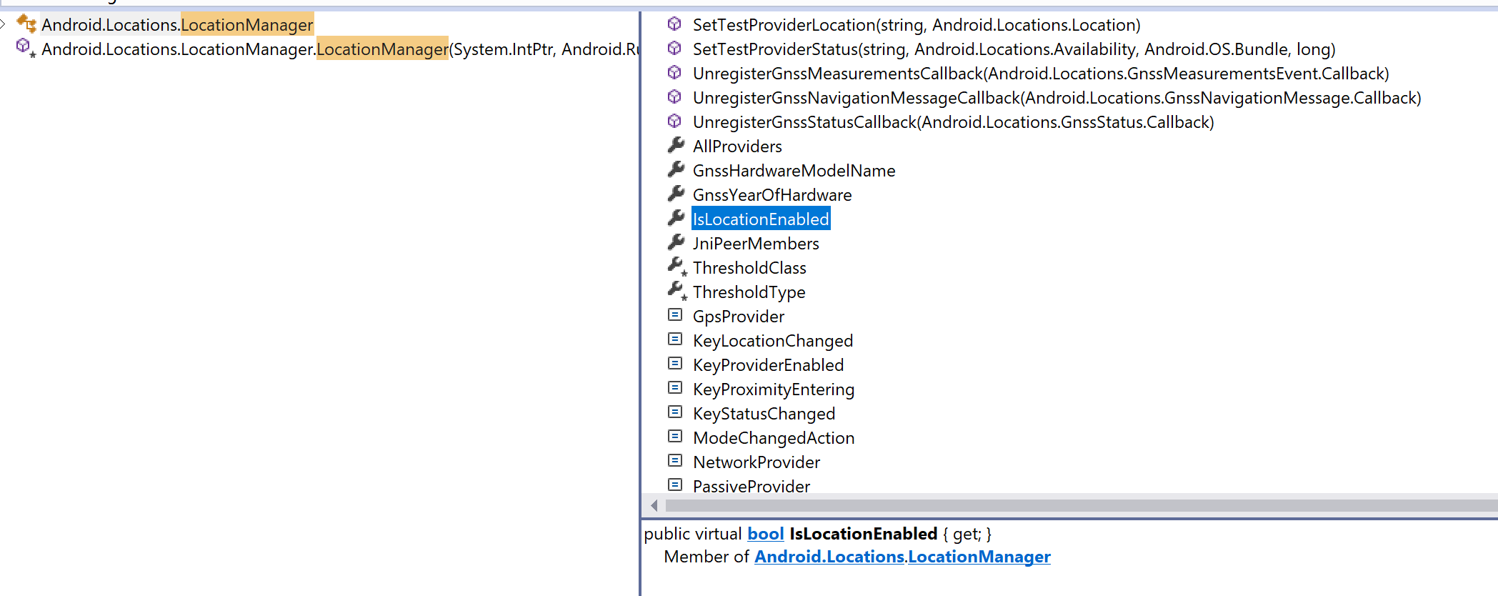 Expose isLocationEnabled in Xamarin.Android. · Issue #3864 · dotnet/android · GitHub
