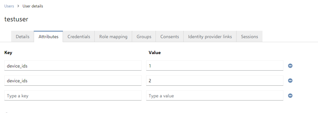 admin-ui: issues with having multiple values in an attribute that is managed via user profile ...