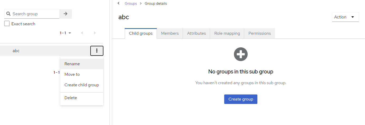 Admin UI: Group details page is not updated by group list dropdown actions · Issue #24035 ...