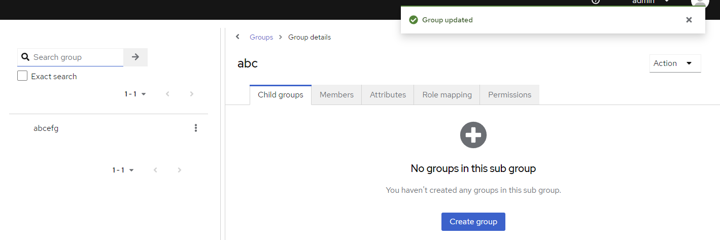 Admin UI: Group details page is not updated by group list dropdown actions · Issue #24035 ...