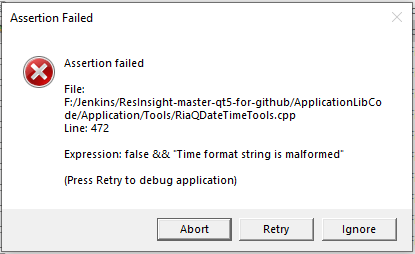 Issues related to date string parsing · Issue #9264 · OPM/ResInsight · GitHub