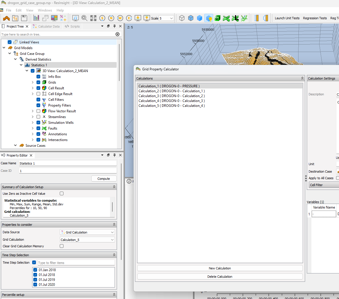 Statistics: Add support for computing statistics based on grid calculation · Issue #10798 · OPM ...