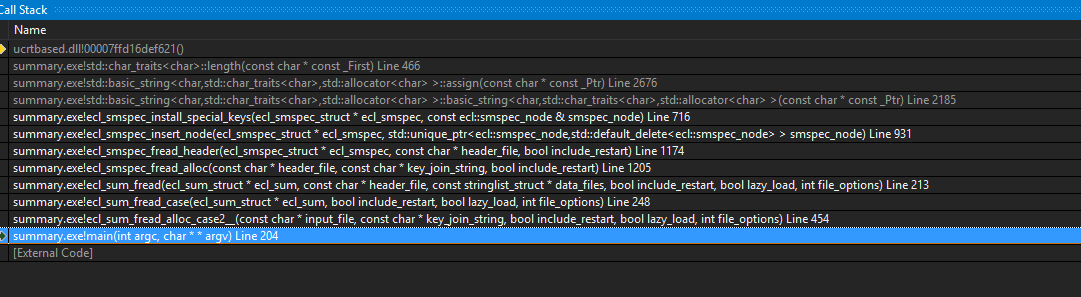 Eclsmspecinstallspecialkeys Crash When Well Name Is Null Pointer · Issue 602 · Equinor 6338