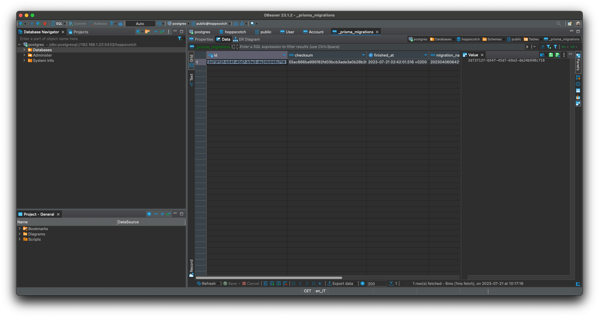 [bug]: table `public.User` does not exist in the current database · Issue #3203 · hoppscotch ...