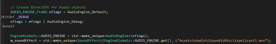 Application hangs / crashes after setting pointer for audio engine ...