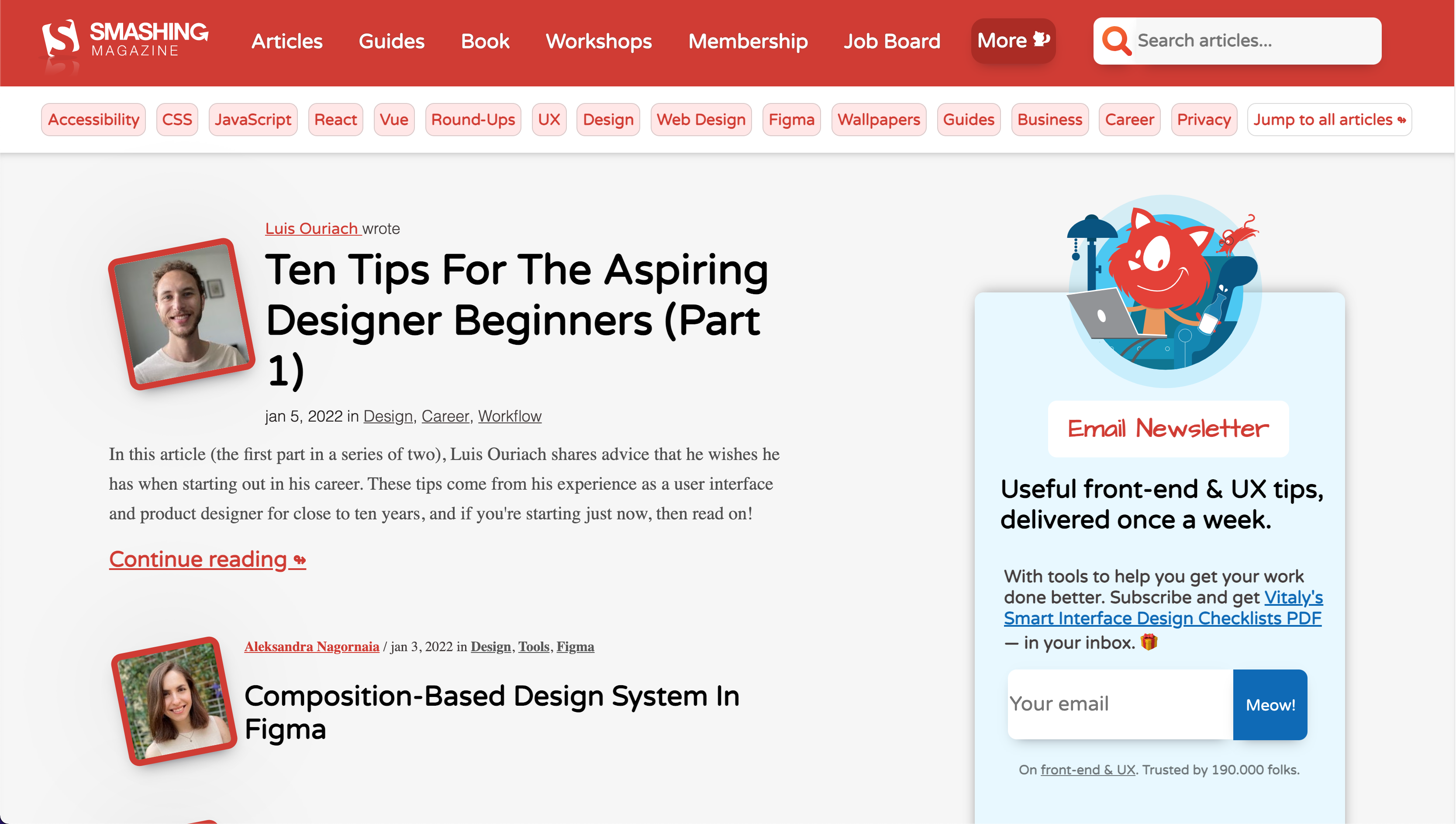 GitHub - jediknight813/smashing-magazine-clone: a clone of smashing magazine made for the odin ...