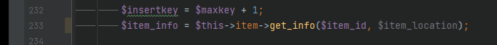 CI4: get_info() function in Item model no longer contains location_id parameter · Issue #3457 ...