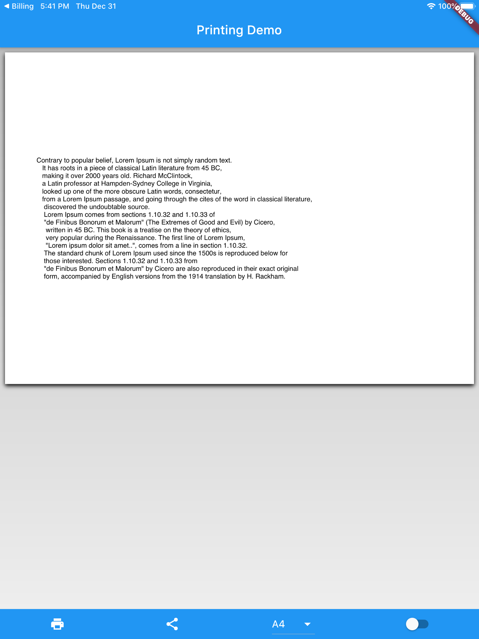 iOS: Printing library does not print anything but (a4 portrait) mode on ...