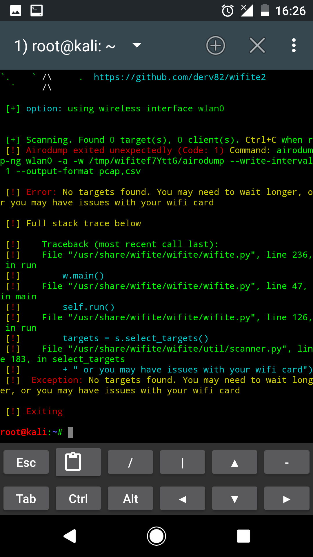 Not working on Nethunter · Issue #83 · derv82/wifite2 · GitHub