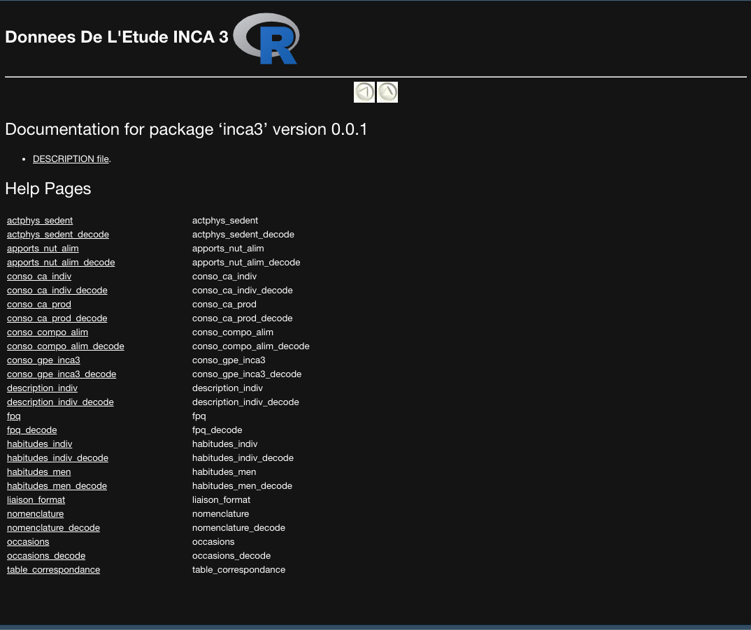 Pimp the documentation · Issue #7 · ThinkR-open/inca3 · GitHub